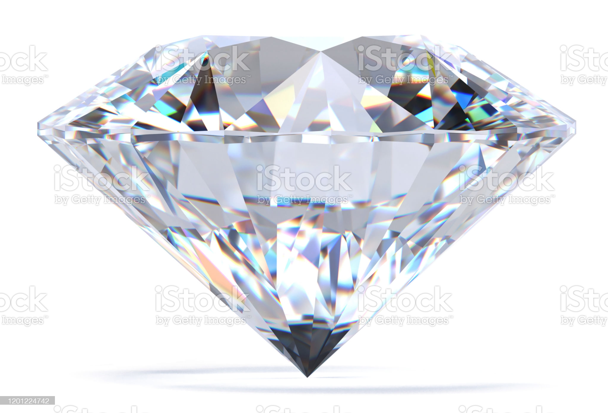 diamond, 3d, rendering, isolated, white background – MSG Jewelers